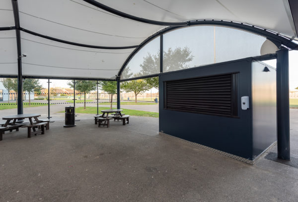 Outdoor Dining Canopies & Shelters for Schools | School Dining Food ...