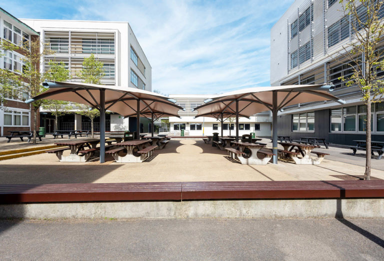 Outdoor Dining Canopies & Shelters for Schools | School Dining Food ...