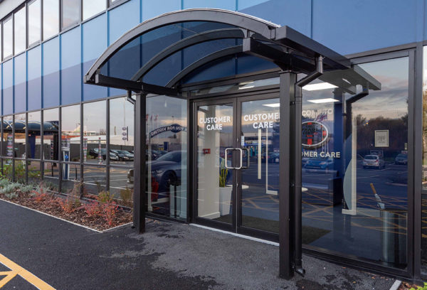 Glass Canopies & Entrance Canopies for Schools, Retail & Leisure