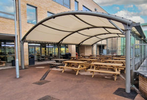 Outdoor Dining Canopies & Shelters for Schools | School Dining Food ...