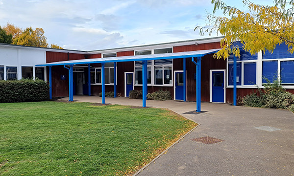 A stylish walkway and entrance for Maidstone Grammar School for Girls ...