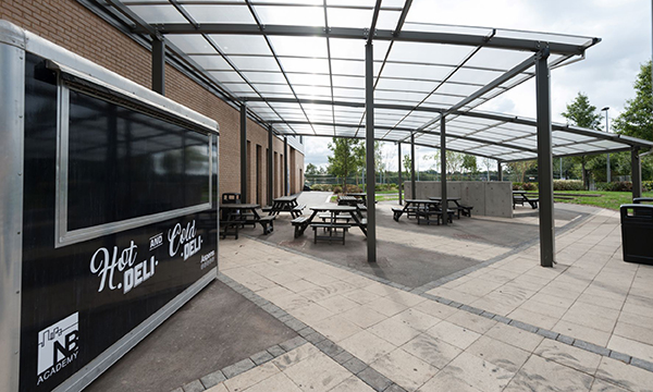 North Birmingham Academy's Stunning Walkway Canopy