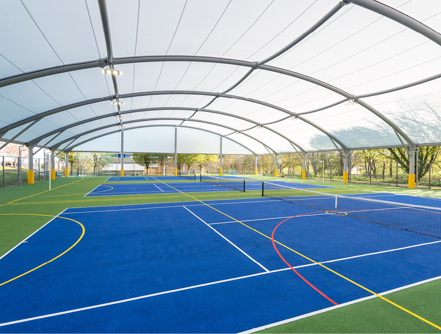 Covered Sports Canopies for Schools - Structures